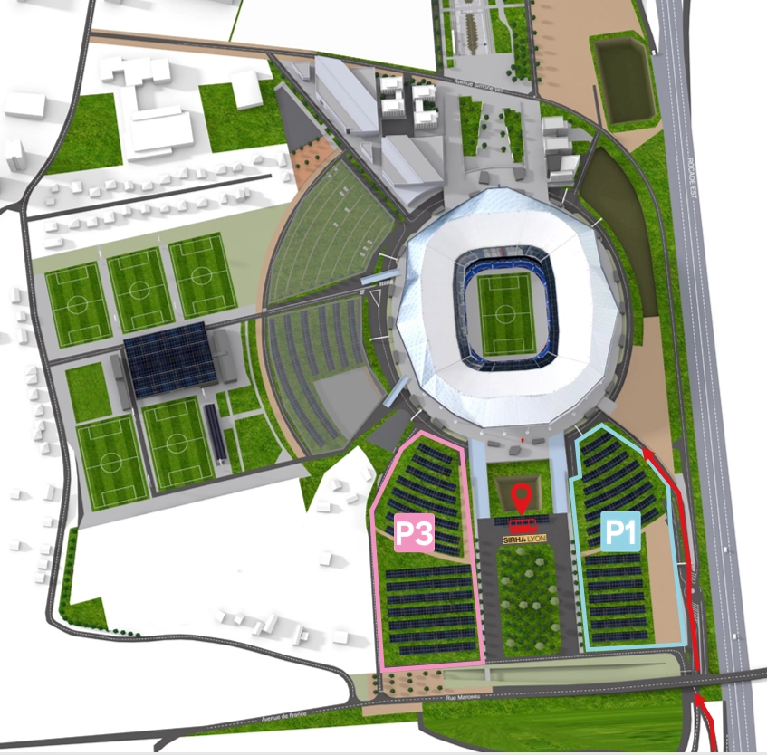 Réserver Parking - Sirha Lyon 2023 | Groupama Stadium