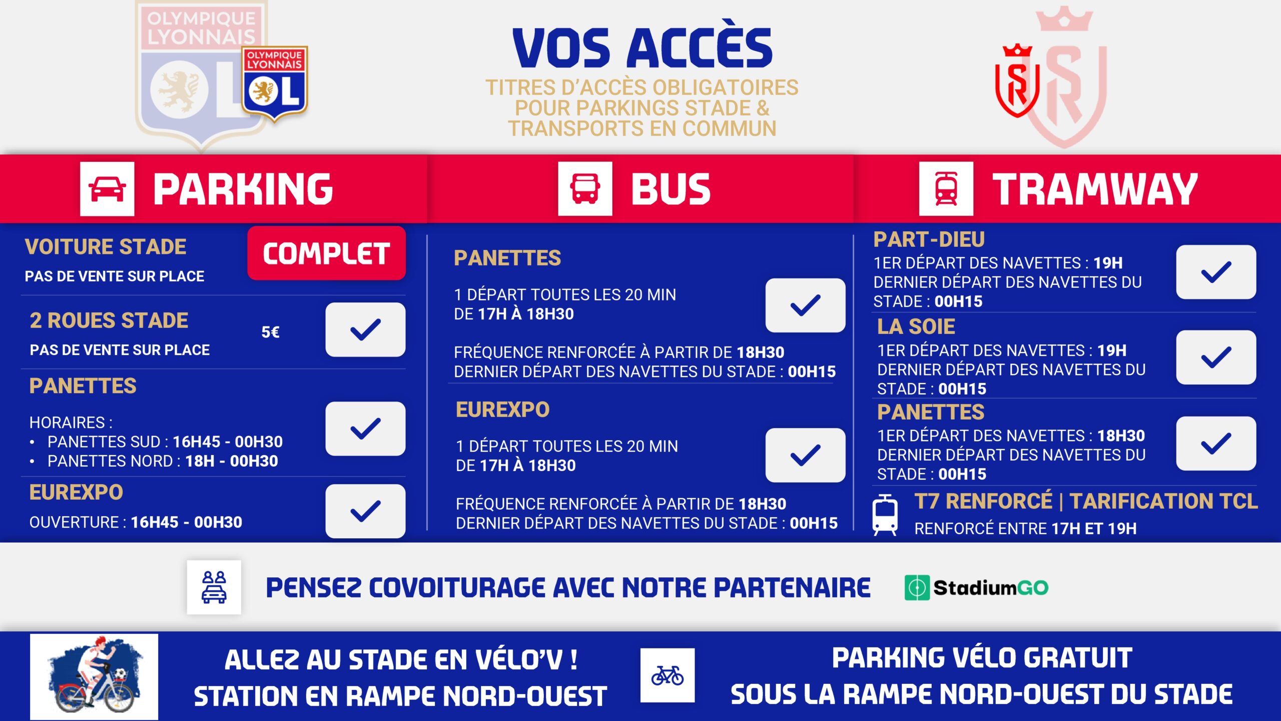 OL / Stade de Reims : infos et conseils avant de vous rendre au ...