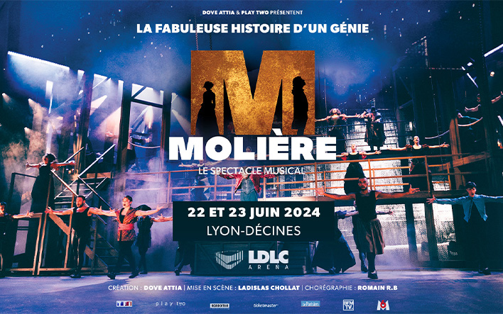 Molière, le Spectacle Musical à Lyon-Décines | Billetterie LDLC Arena